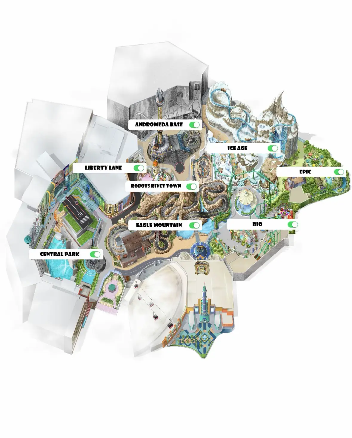 TIPS untuk main semua permainan di dlm Skyworlds 🎢 | Galeri diposting ...