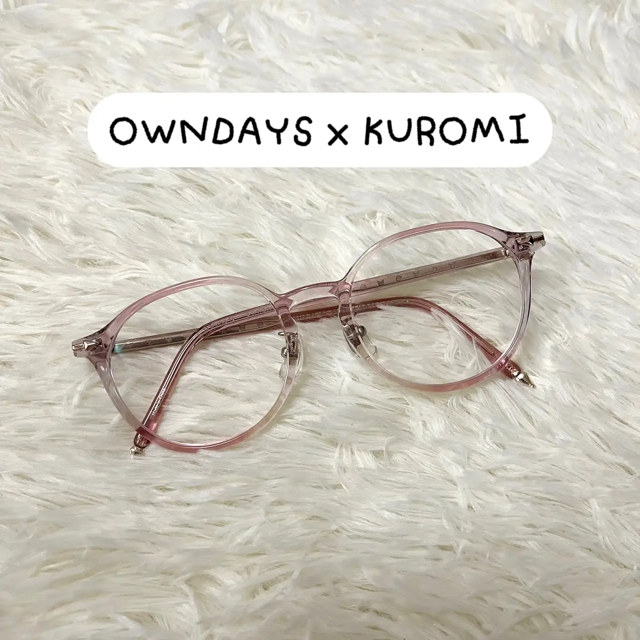 แว่น OWNDAYS KUROMI | Galeri disiarkan oleh cartoon ᙏ̤̫ | Lemon8