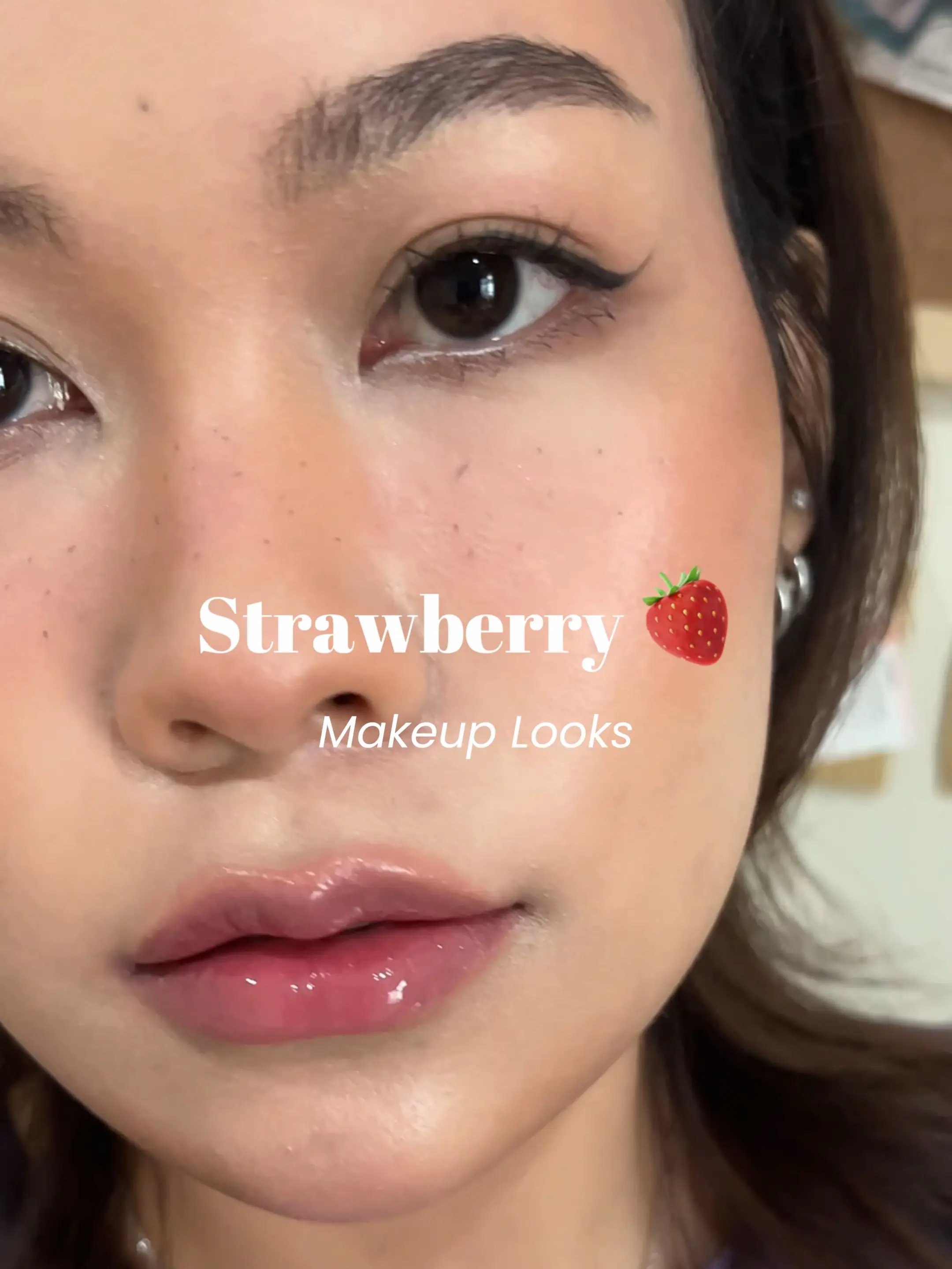 How to Strawberry Makeup Looks🍓 | วิดีโอที่เผยแพร่โดย BELL นลินภัสร์ ...