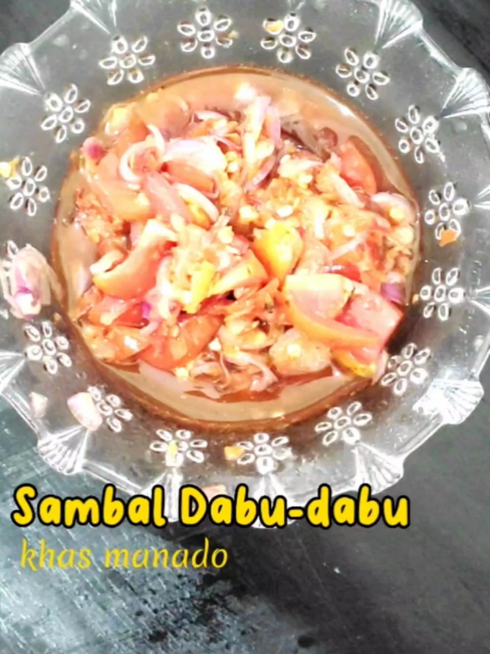 Sambal Dabu-dabu | Video dipublikasikan oleh Ami Nahda | Lemon8