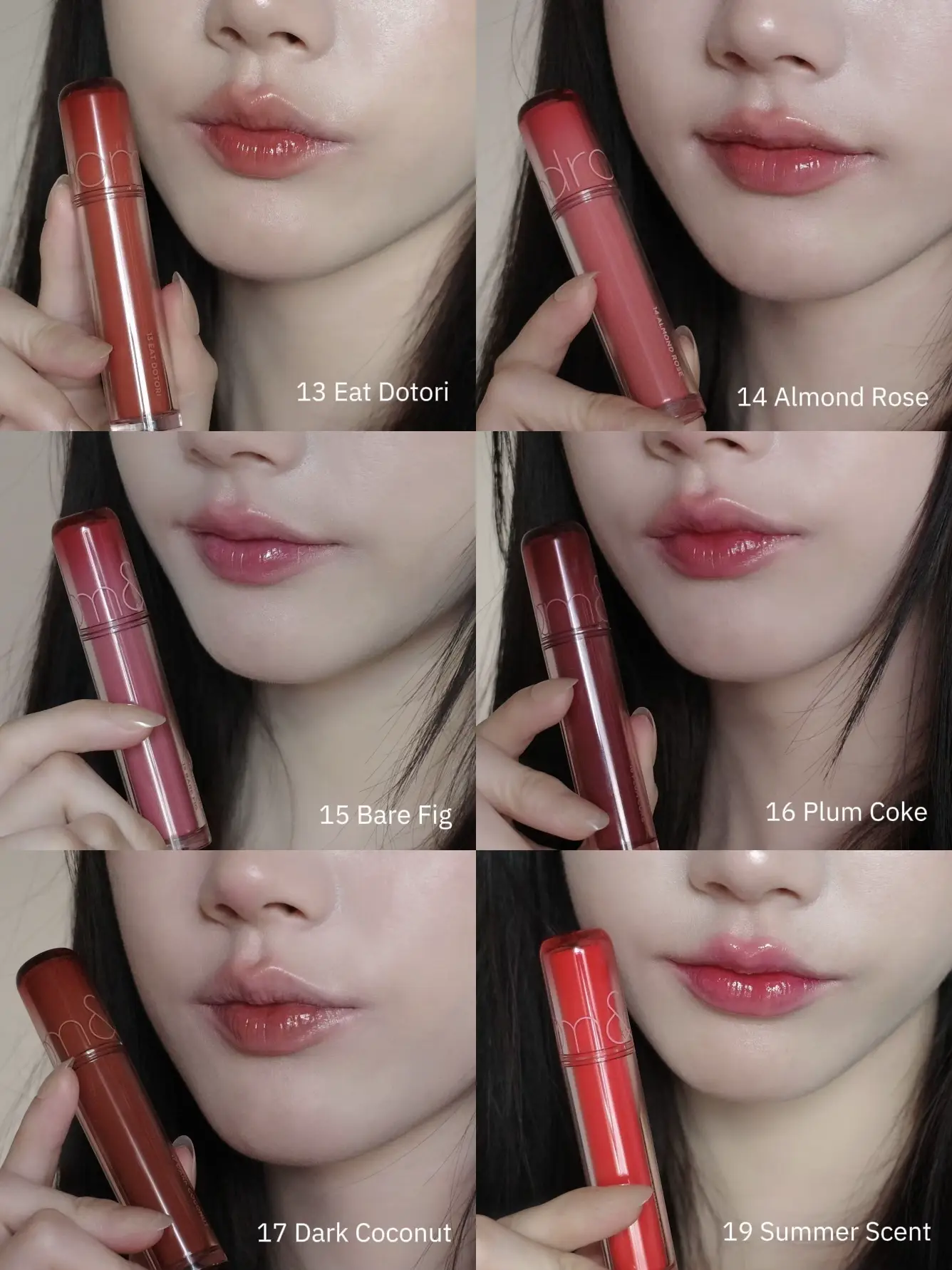 Rom&nd แพ็คเก็จใหม่มาแล้วจ้าา สวอชครบทุกสี💅🏻 | แกลเลอรีที่โพสต์โดย ro.oxn | Lemon8