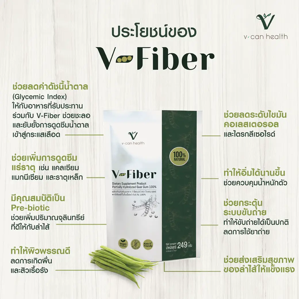V-Fiber ใยอาหารพรีไบโอติกส์ (ชนิดละลายน้ำ) | แกลเลอรีที่โพสต์โดย ก.กุ้ง ...