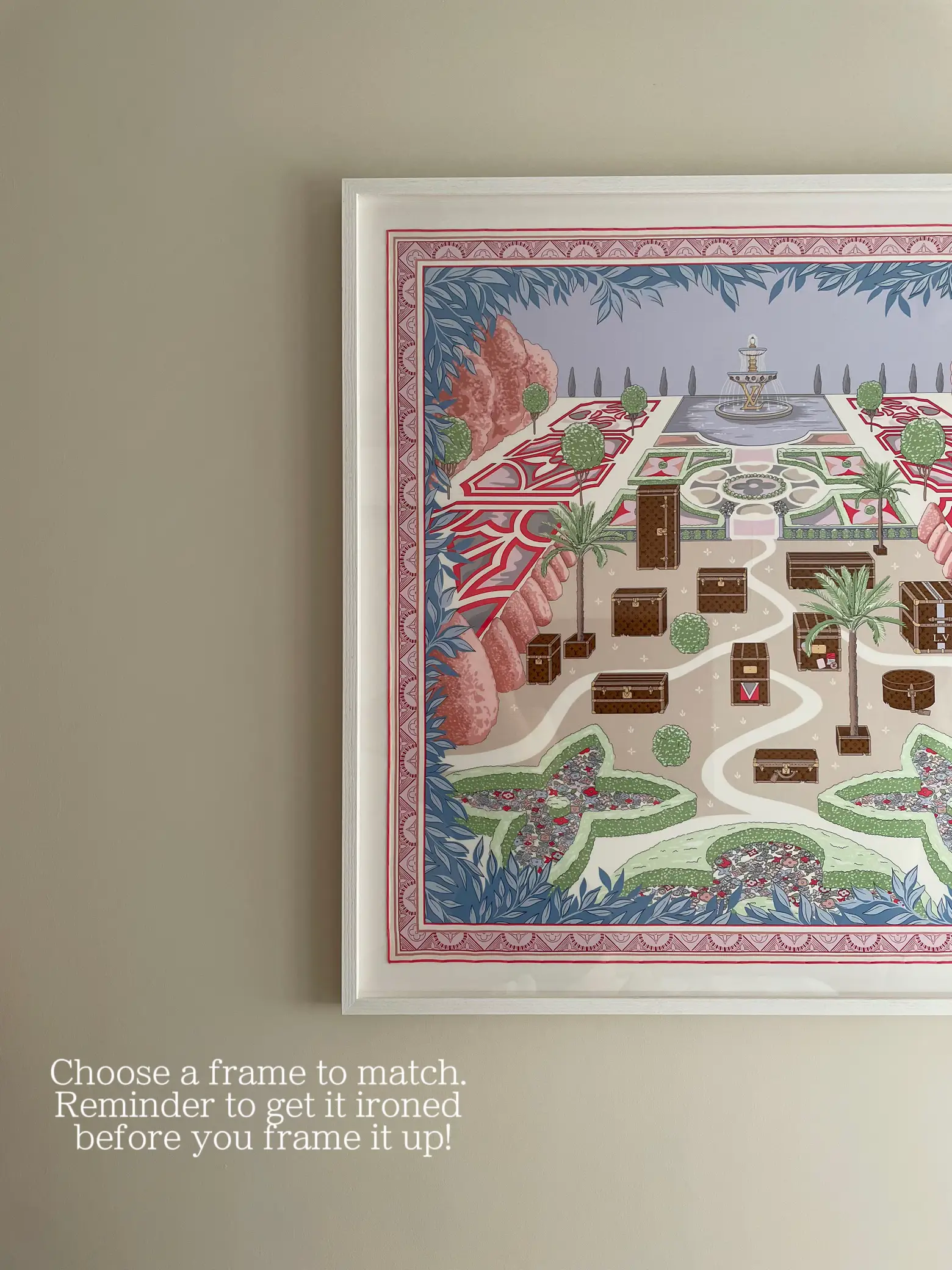 Fresh WALL DECOR idea - use a SCARF🧣 | Gallery posted by Hao Qing | Lemon8