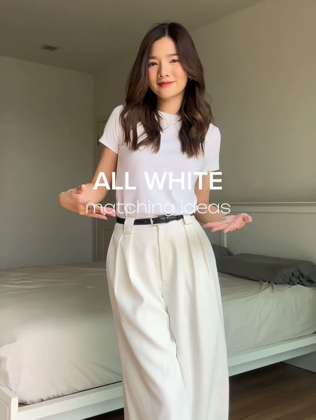 All white outfit idea แต่งตัวสีขาวล้วนไปทำงานกันเถอะ🤍 | แกลเลอรีที่โพสต์โดย TAMPAIGON | Lemon8