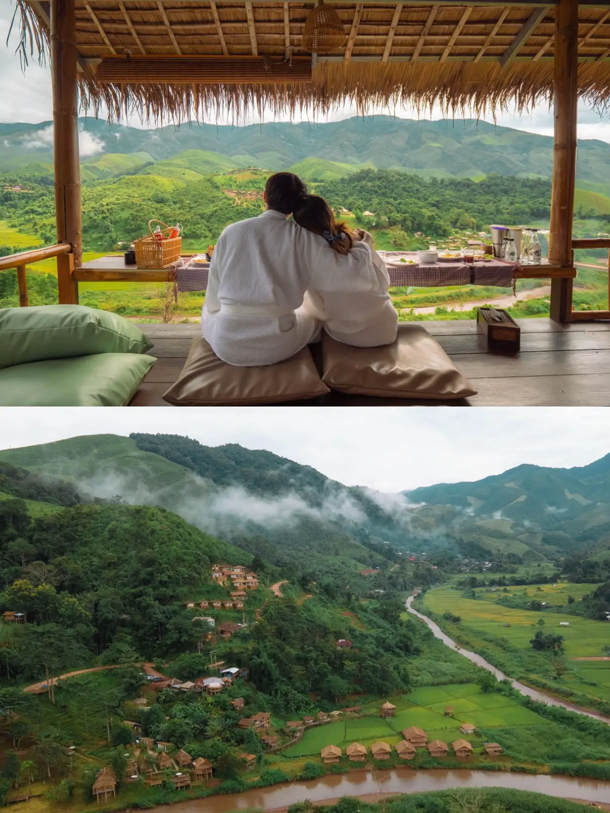 กลางคืนชมดาว ตอนเช้าชมหมอก 🛖🌾 | แกลเลอรีที่โพสต์โดย lbzero | Lemon8