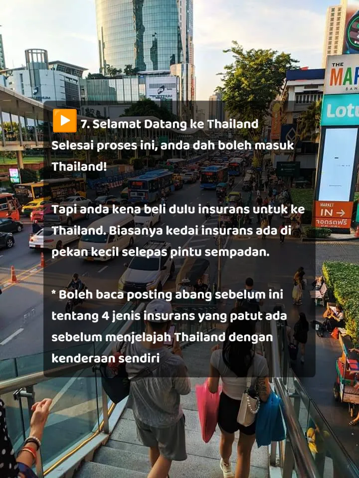 Cara Masuk THAILAND Bawa Kenderaan Sendiri! 🚗🇹🇭 | Galeri disiarkan oleh ...