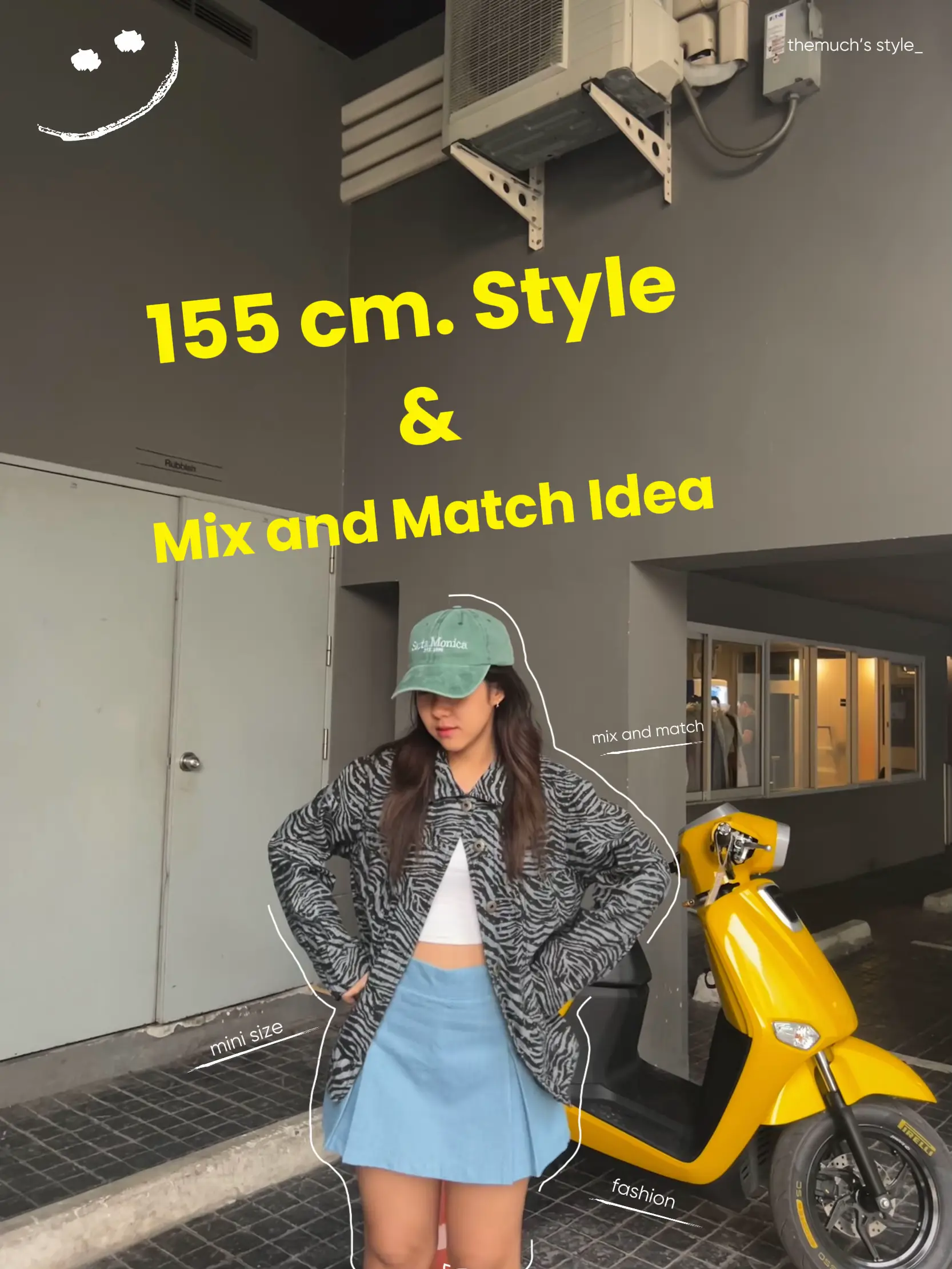 ไอเดียแต่งตัวสาวตัวเล็กฉบับ 155 cm. style🫣 | แกลเลอรีที่โพสต์โดย may | Lemon8