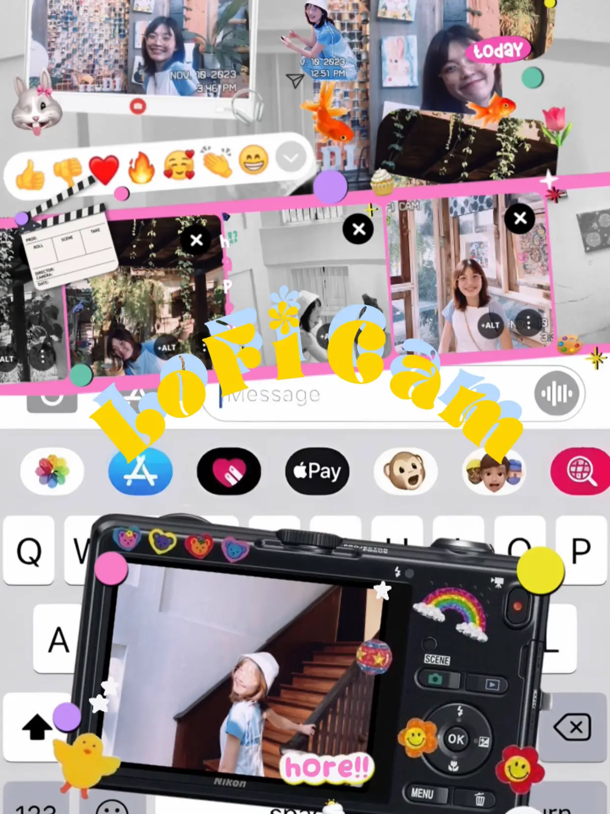 LoFi Cam (แอพกล้องฟิล์มสุดคิ้ว) | แกลเลอรีที่โพสต์โดย Monday girl🍋 | Lemon8