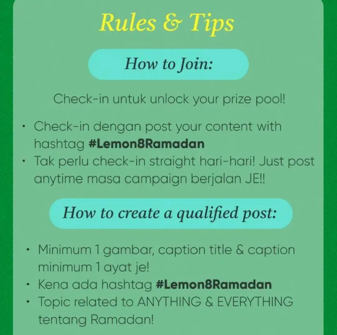 New Campaign From Lemon8 | Galeri disiarkan oleh Fairuz Anisa | Lemon8