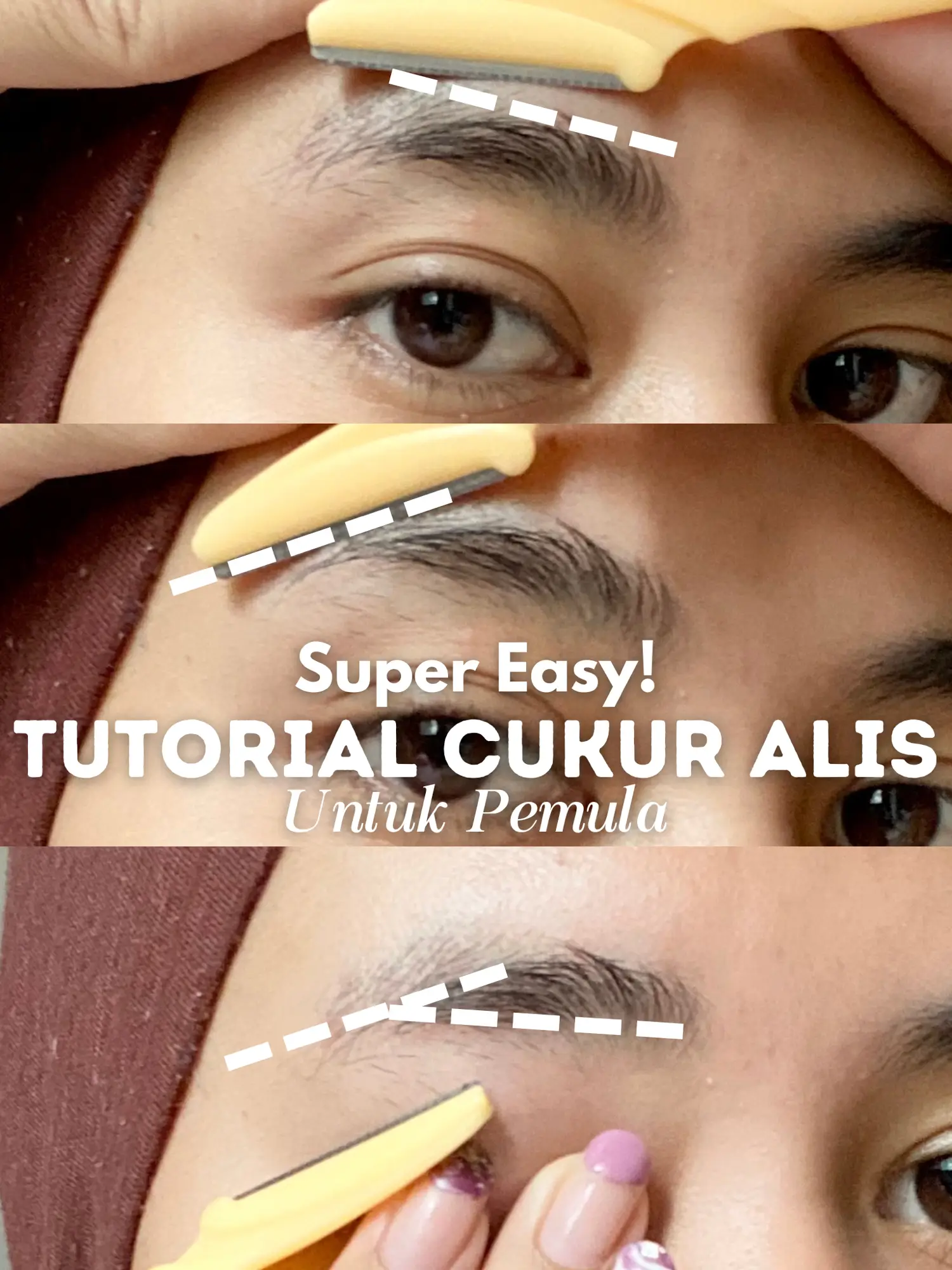 Gambar Tutorial Makeup Alis | Saubhaya Makeup