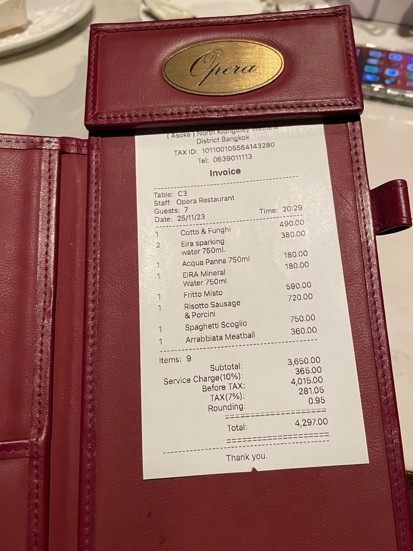 Opera Italian Restaurant | แกลเลอรีที่โพสต์โดย หมูแบม รีวิว🐽 | Lemon8