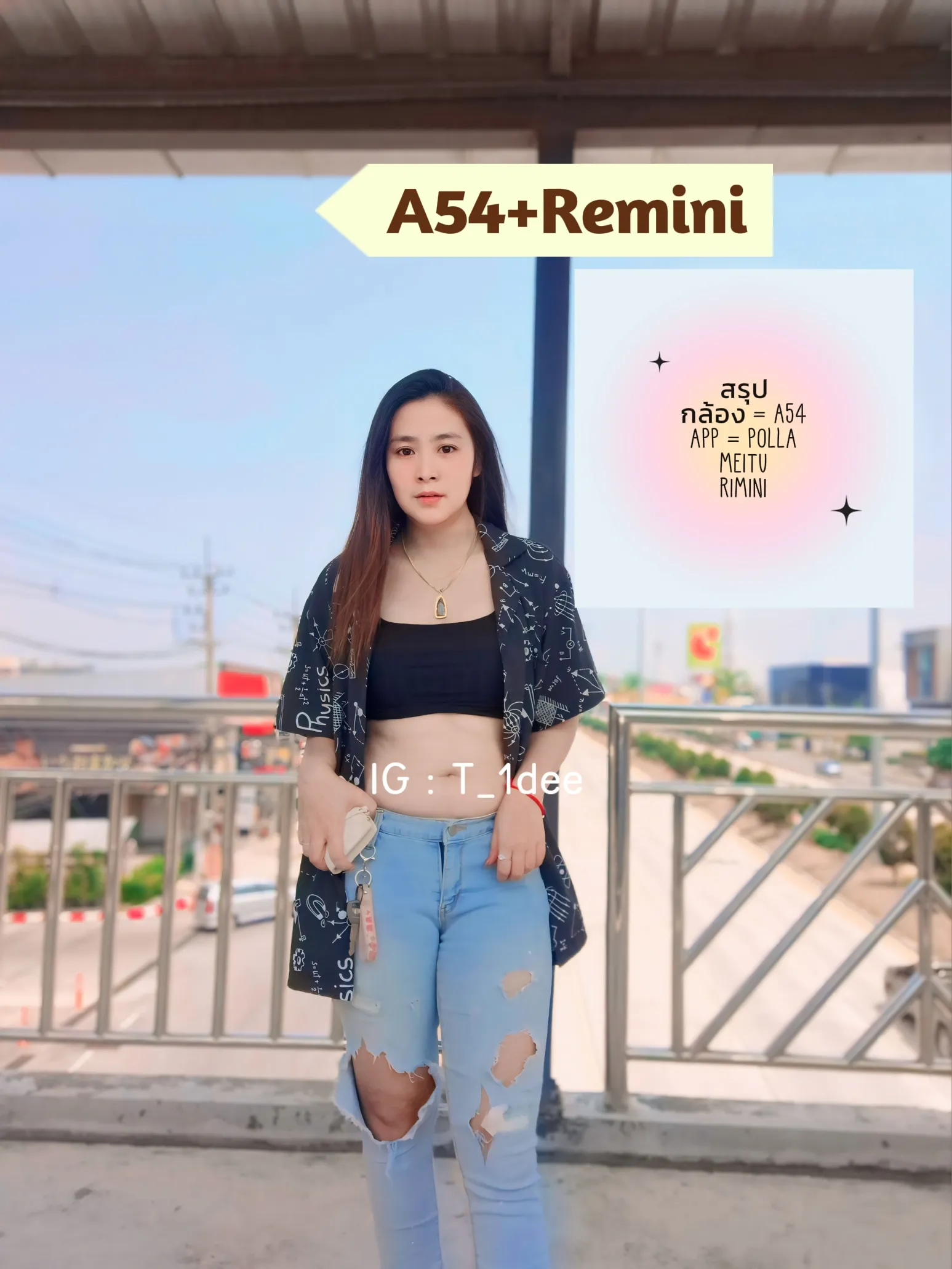 รีวิว A54+App แต่งรูป ออกมาจึ้งอยู่เด้อ | แกลเลอรีที่โพสต์โดย Idee Aileenraya | Lemon8