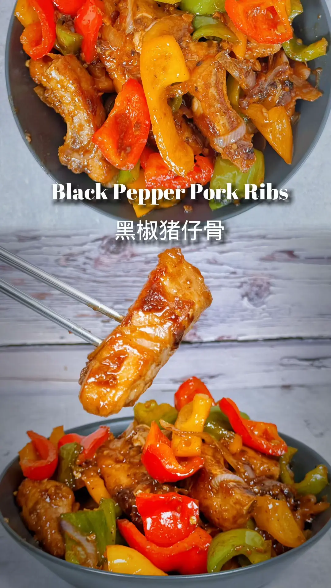 Black Pepper Pork Ribs | 黑椒猪仔骨 | Video published by Ashleytys | Lemon8