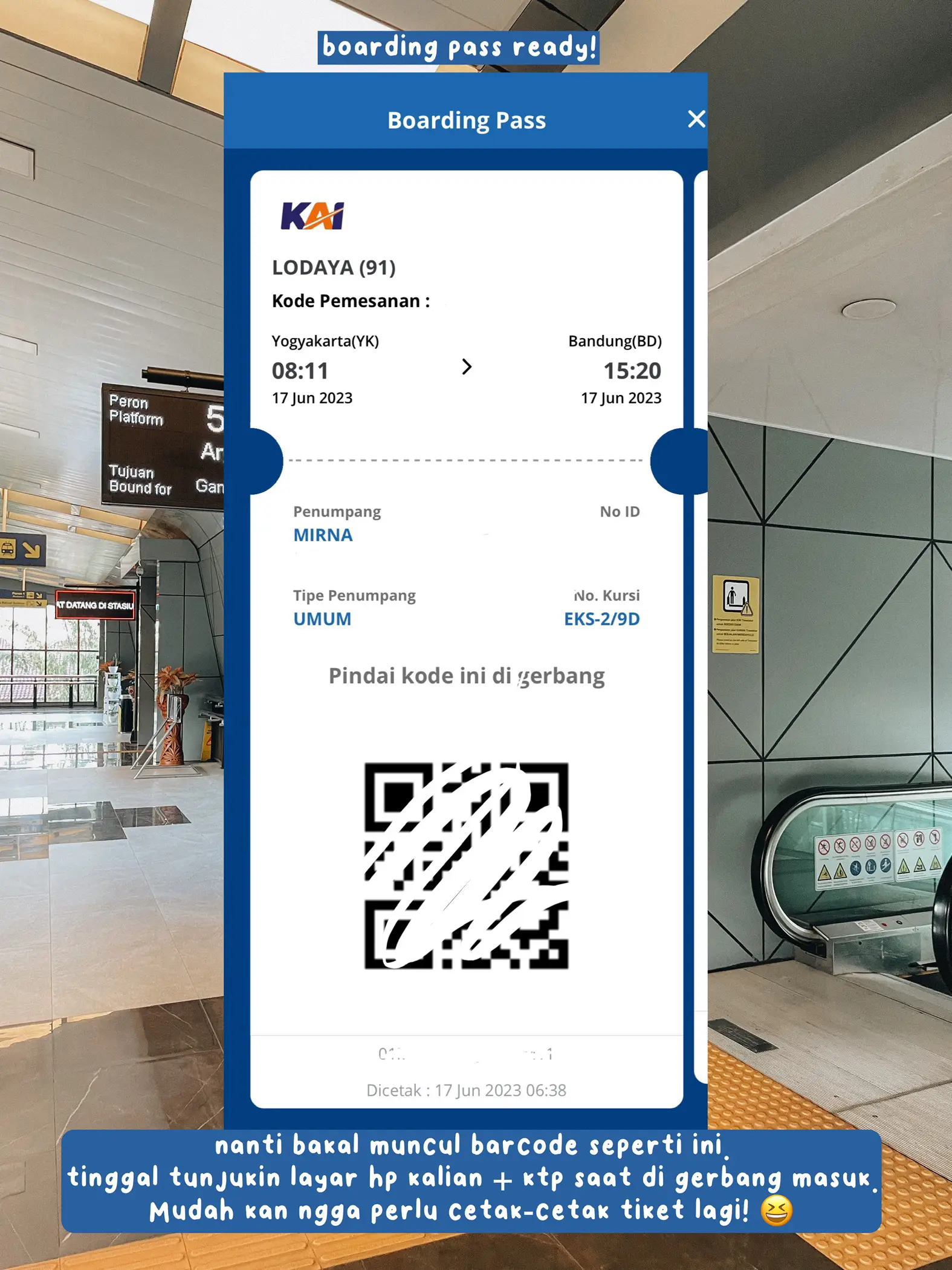Tutorial Beli Tiket KAI, Tanpa Harus Cetak Tiket 🇮🇩 | Gallery posted by Mirna | Lemon8