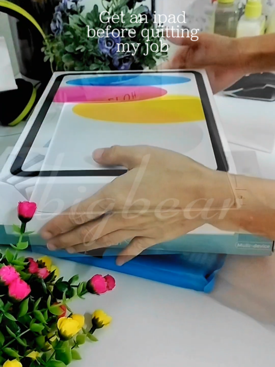 Get an ipad before quitting my job😶‍🌫️ | Video dipublikasikan oleh BigBear | Lemon8