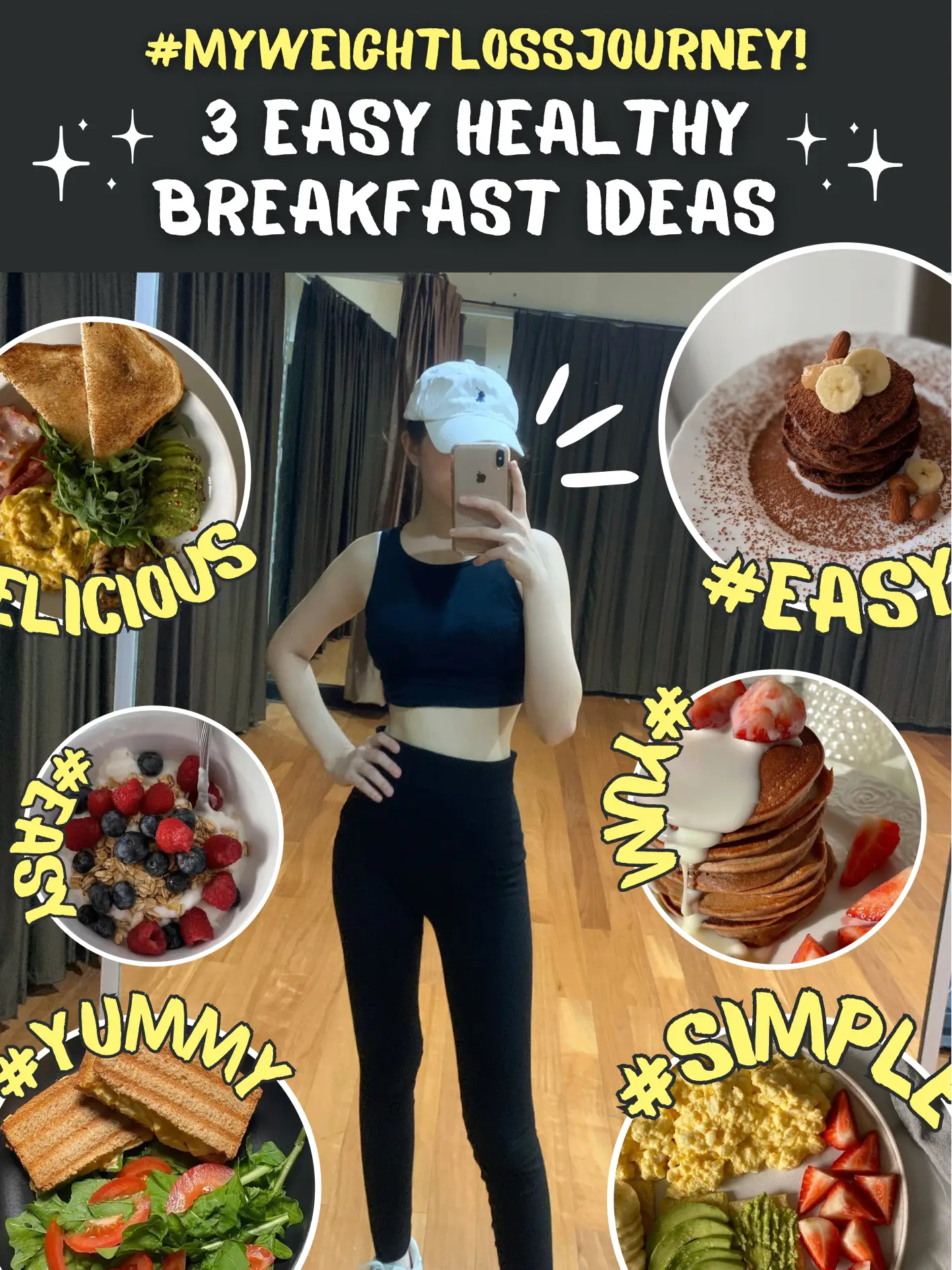 ‼️3 EASY HEALTHY BREAKFAST IDEAS TO LOSE WEIGHT 🏋🏼‍♀️🥗 | Galeri diposting oleh 𝐄𝐋𝐘𝐒𝐒𝐄 | Lemon8