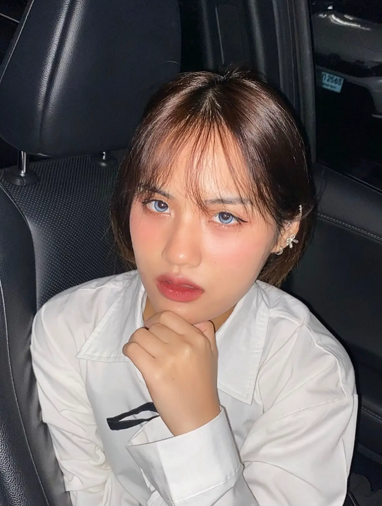 💙🩵 รีวิวคอนแทคเลนส์แบบพี่สาวจีน สีฟ้าเงินสวยม้ากกก🌊👁️ | แกลเลอรีที่โพสต์โดย เพฬา ; Pe-La | Lemon8