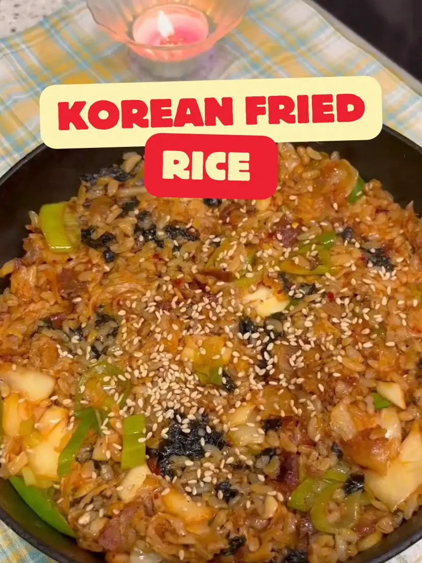 Korean Fried Rice | Video diterbitkan oleh Foodie Funtz | Lemon8