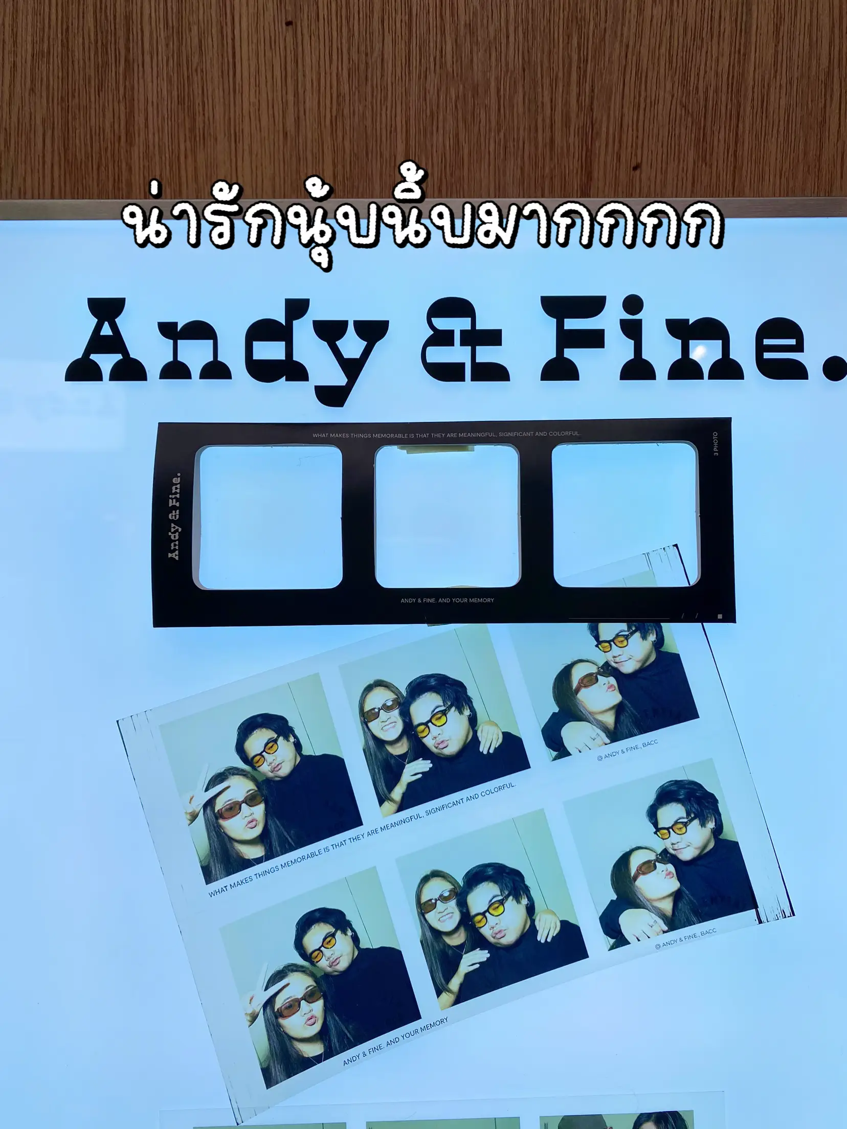 ไปถ่ายPhotoBooth ที่กำลังฮิตมากก Andy&Fine. | แกลเลอรีที่โพสต์โดย นวเองค้าบอิอิ | Lemon8