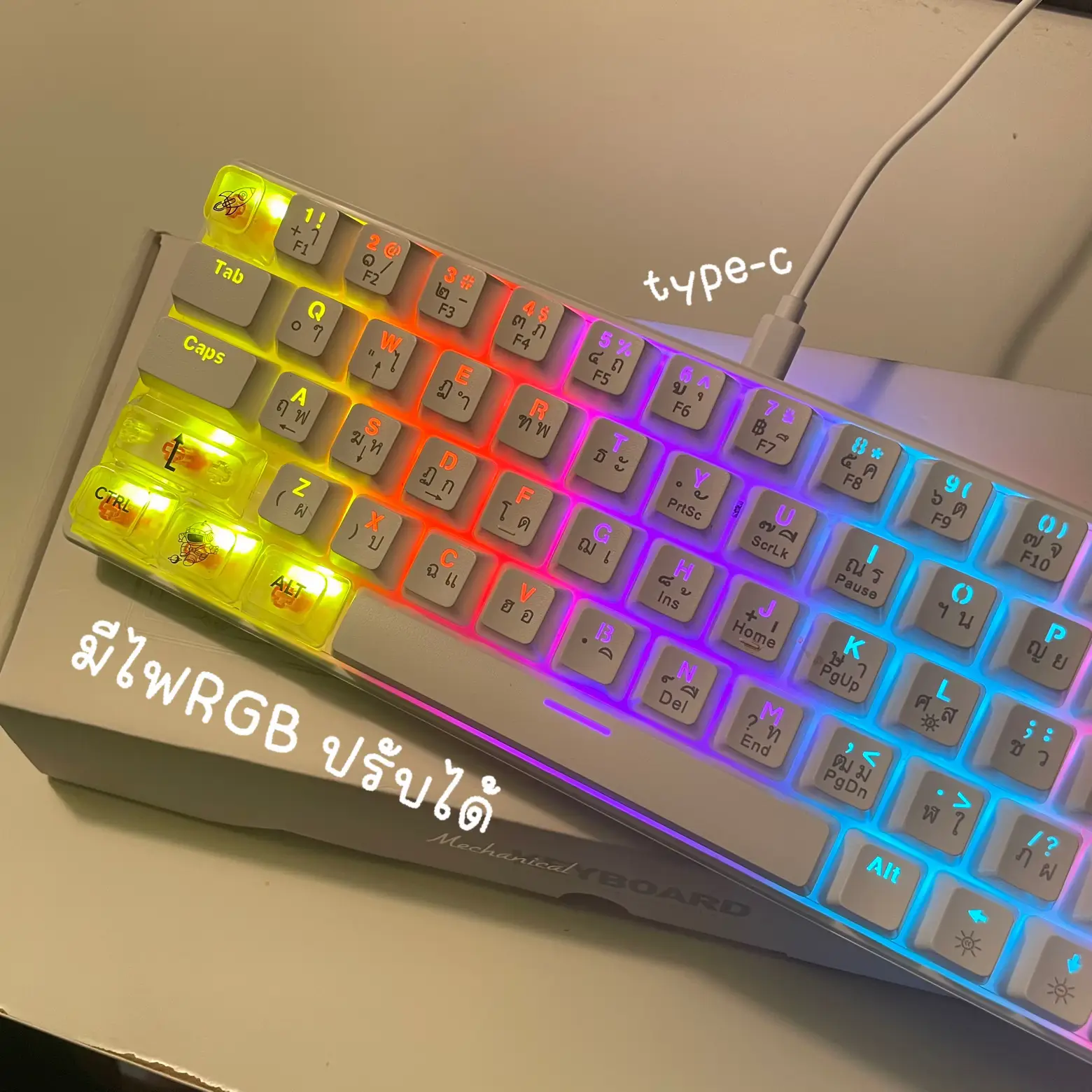 Keyboard Mechanical มีไฟงบ4xx.- คุ้มที่สุด ได้กดแล้วจะเลิฟ | แกลเลอรี ...