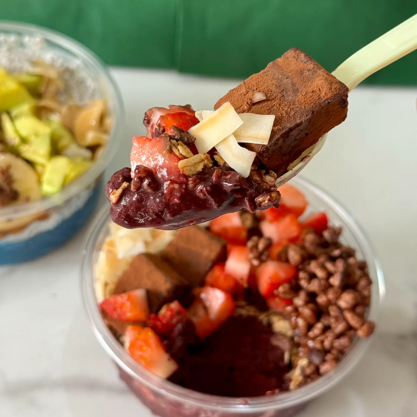 Oh, my penis, there's the Acai Bowl. It's delicious, refreshing, so ...