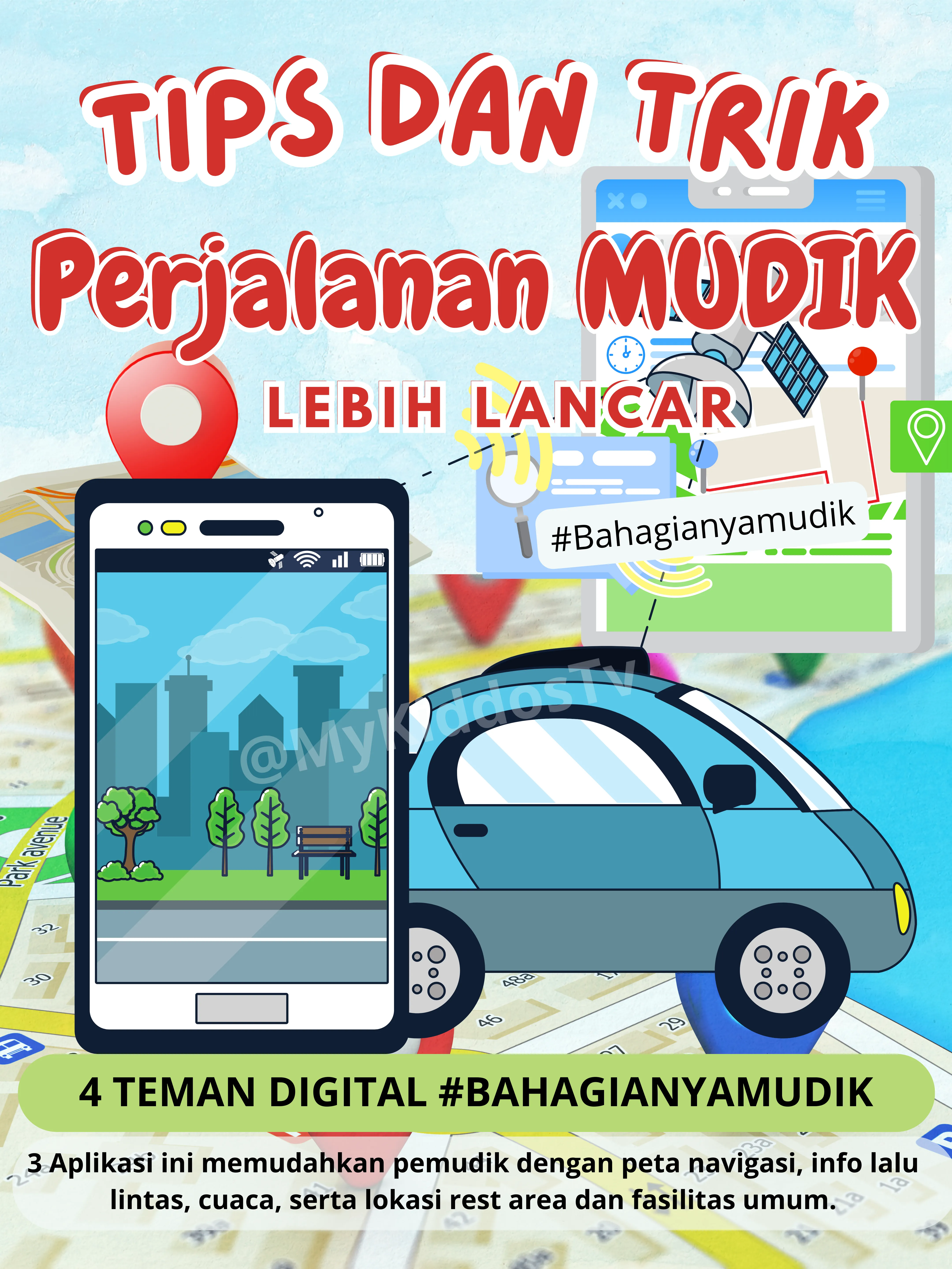 4 Teman Digital Yang maembuat MUDIKmu makin happy | Galeri diposting oleh My Kiddos Tv | Lemon8