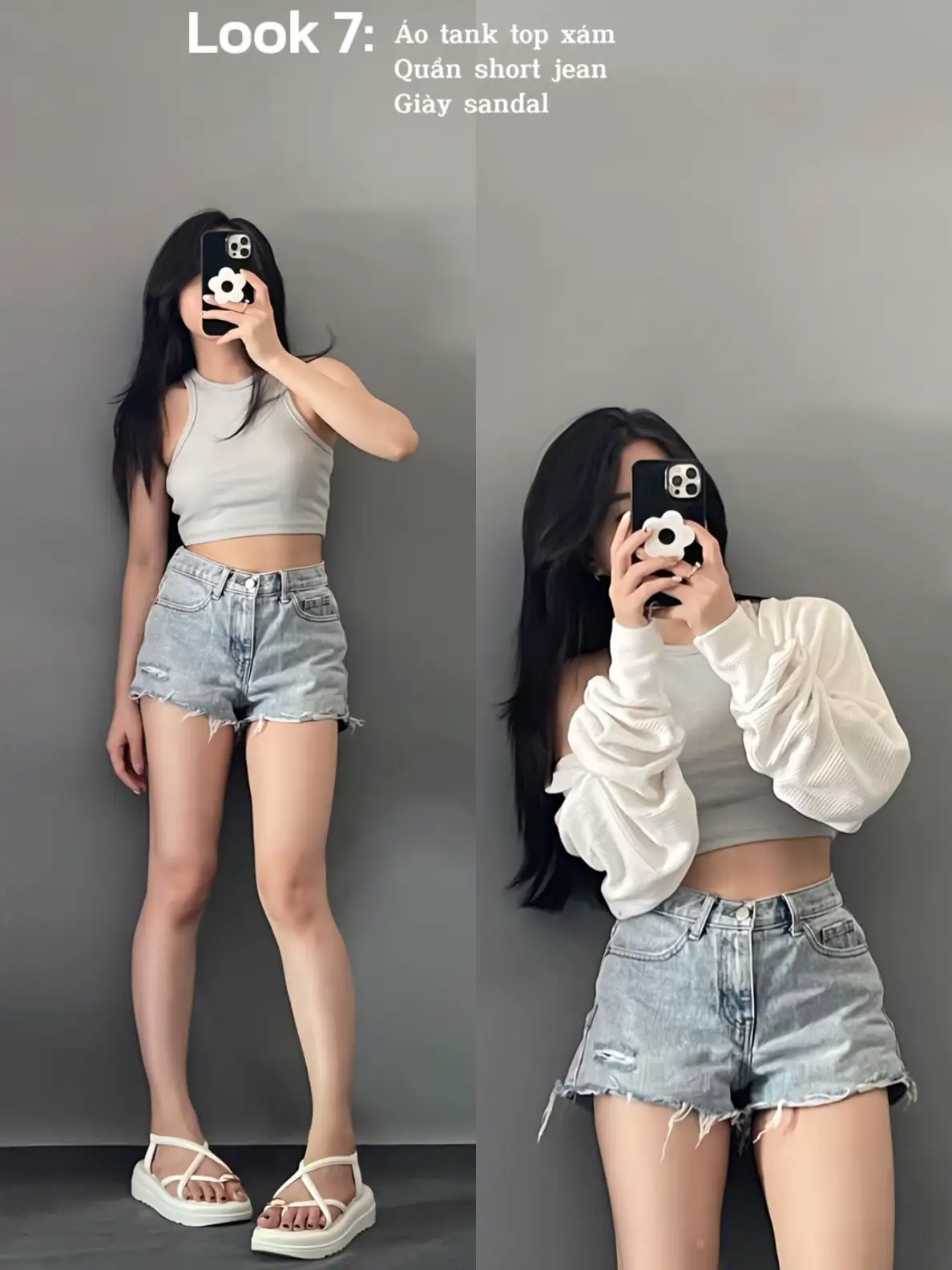 7 CÁCH PHỐI ĐỒ CÙNG ÁO TANK TOP 🍋 | แกลเลอรีที่โพสต์โดย Lee Ty | Lemon8