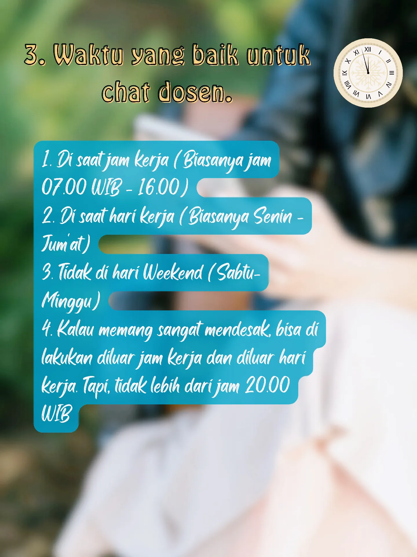 Cara Chat Dosen Izin Tidak Masuk Kelas - Pencarian Lemon8