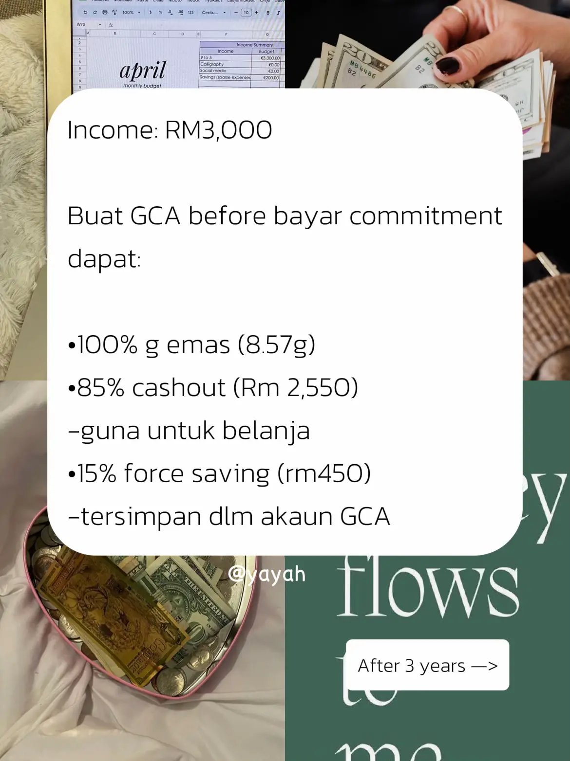 Cara Simpan Gaji Rm2100 - Carian Lemon8