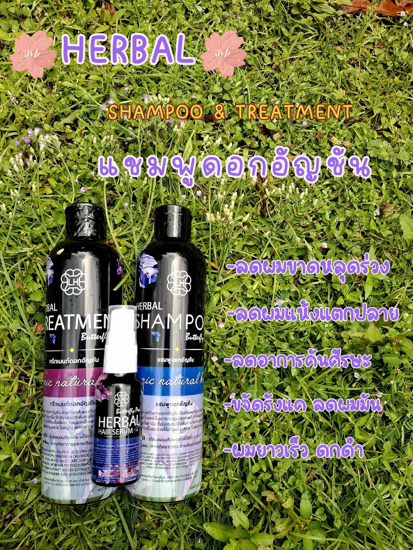 แชมพูลดผมร่วง เร่งผมยาวไว | แกลเลอรีที่โพสต์โดย Baibua Srimai | Lemon8