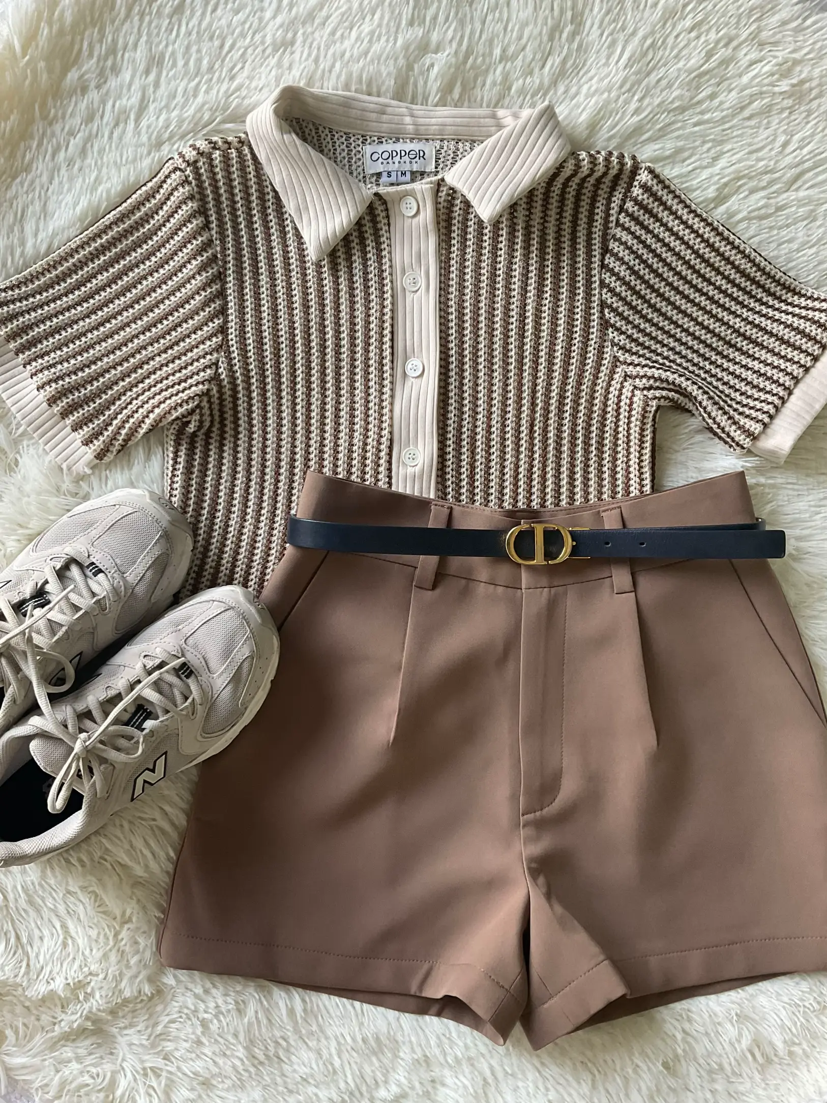 OOTD | Brown & Cream 🤎🤍 | แกลเลอรีที่โพสต์โดย ningssn | Lemon8