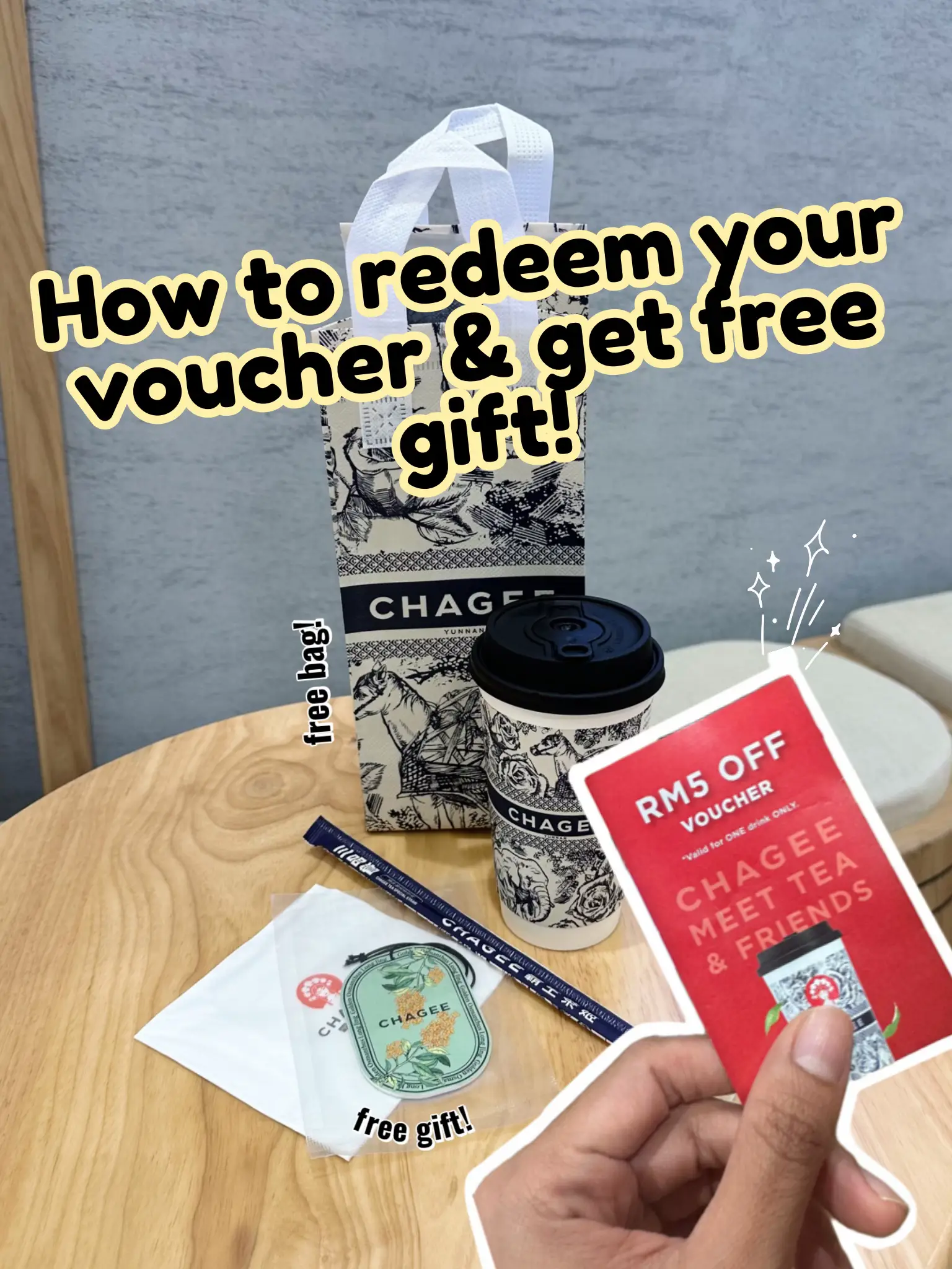 Cara Guna Voucher Chagee & Free Gift!! | Galeri disiarkan oleh ...