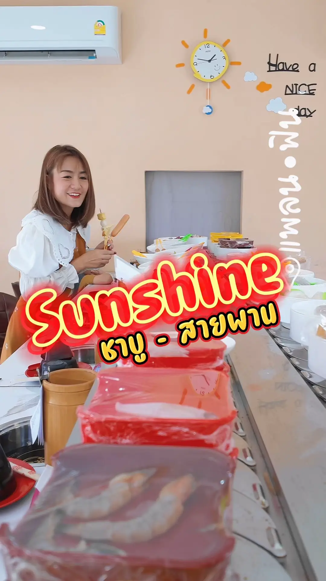 🎉Sunshine 🎉 ชาบู - สายพาน ร้ | วิดีโอที่เผยแพร่โดย แพลน•ฟิน | Lemon8