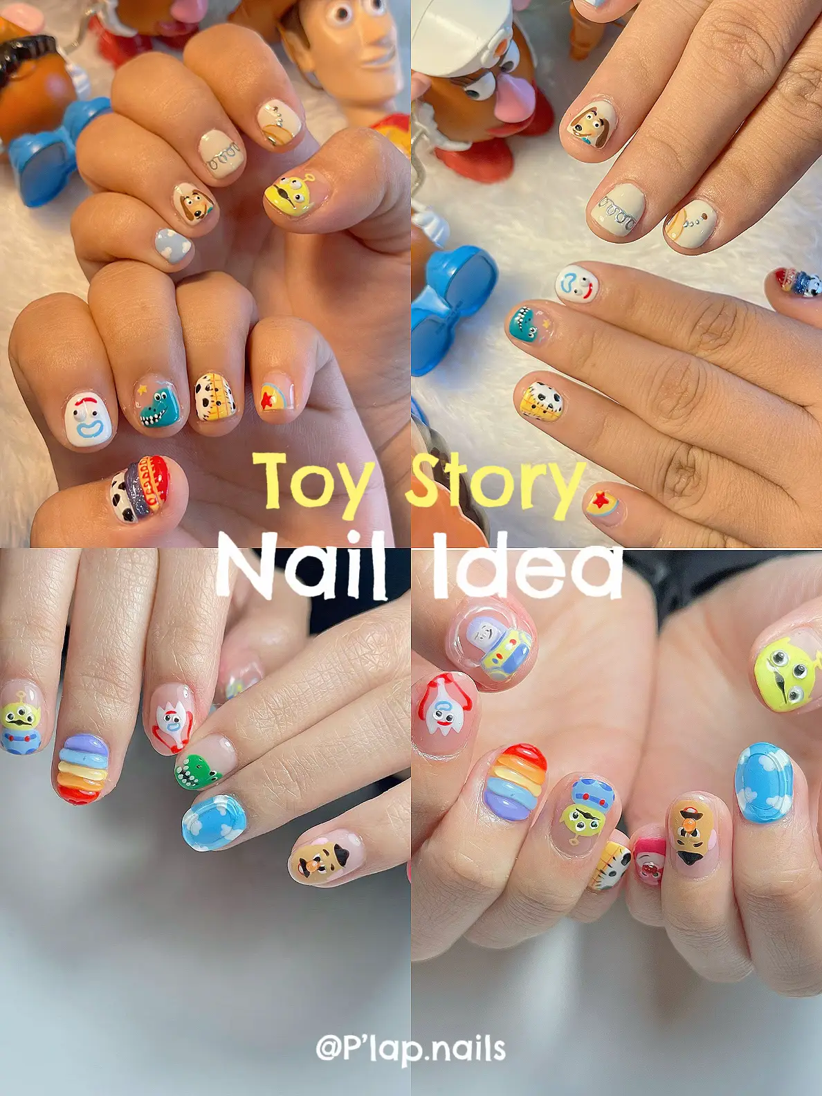 Toy story nail pattern with eyebrows | Gallery posted by DoublePP | Lemon8