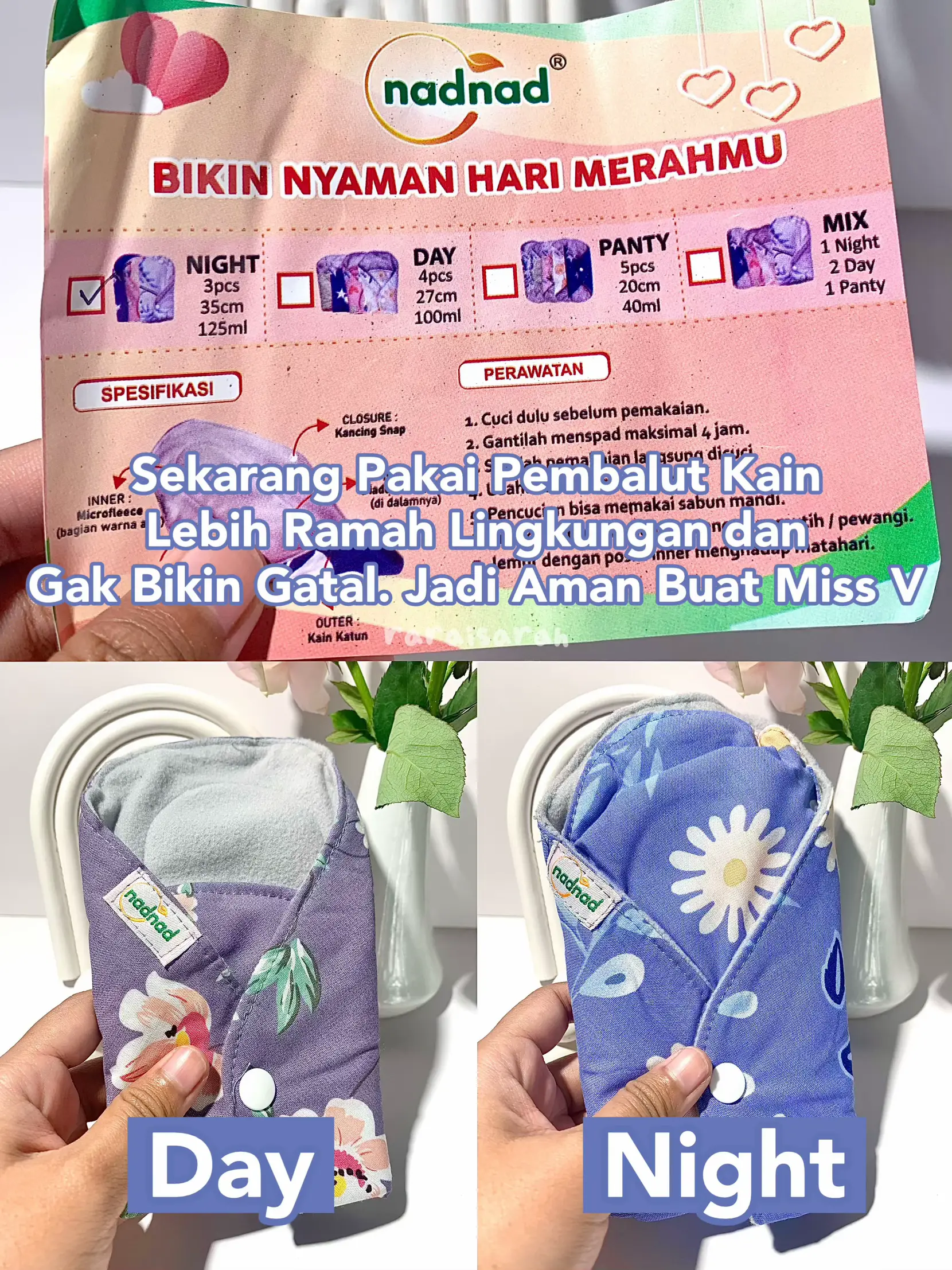Maaf Ya!! Aku Udah Gamau Pake Pembalut Lagi 🥹 | Galeri diposting oleh ...