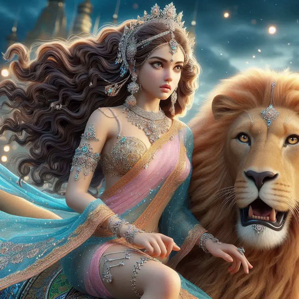 พระแม่ทุรคา/สิงโต | แกลเลอรีที่โพสต์โดย Suthita | Lemon8