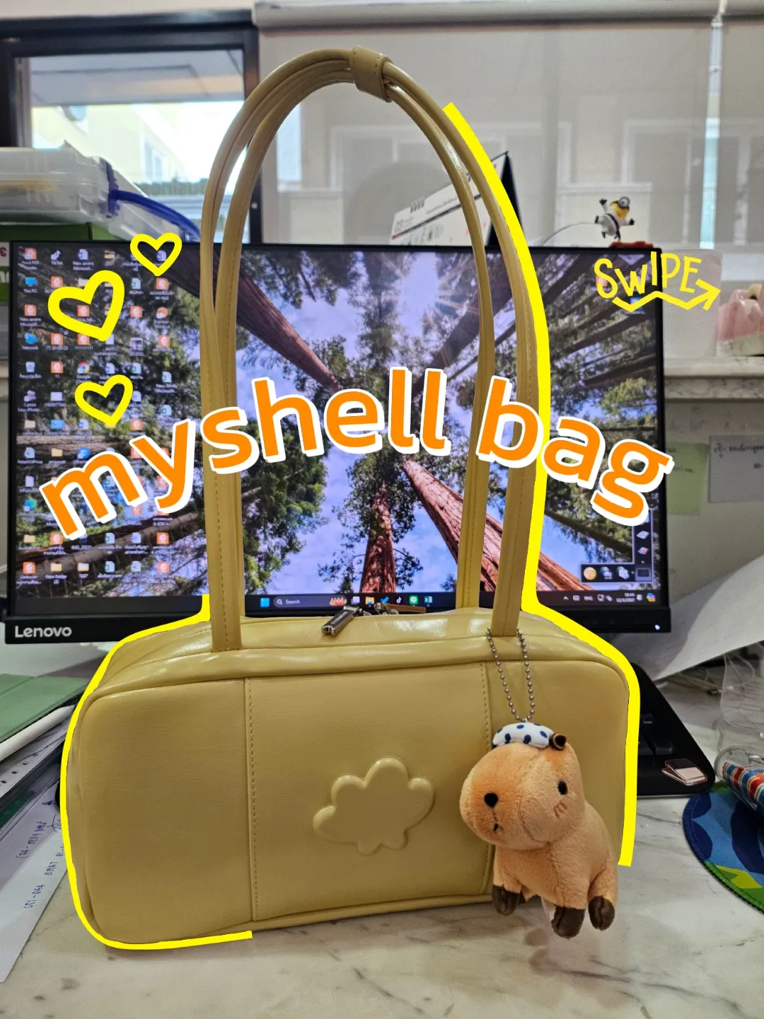myshell bag กระเป๋าสุดน่ารักจาก เกาหลี🇰🇷 ️ | แกลเลอรีที่โพสต์โดย ซอมบี้ วอคเกอร์ | Lemon8