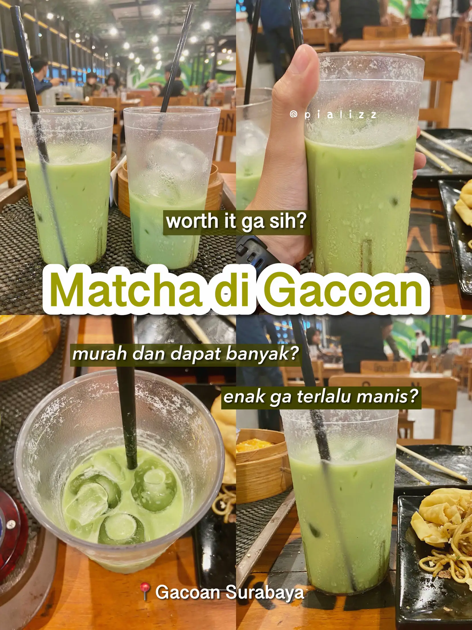 Matcha di Gacoan, Worth It ga sih? | Galeri diposting oleh piachandesu ...