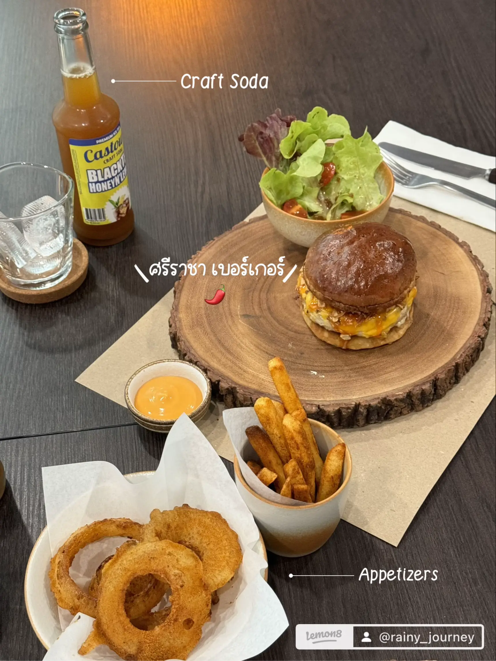 🍔ร้านลับในสตูดิโอ Bounce Burger อร่อยจนแสงออกปากกก🌈 | แกลเลอรีที่โพสต์โดย Rainy Journey | Lemon8