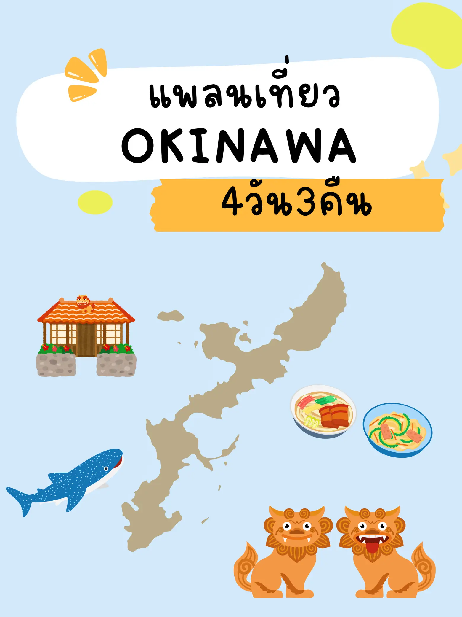 แจกแพลนเที่ยว Okinawa 🇯🇵 4 วัน 3 คืน😍 | แกลเลอรีที่โพสต์โดย Sarida | Lemon8