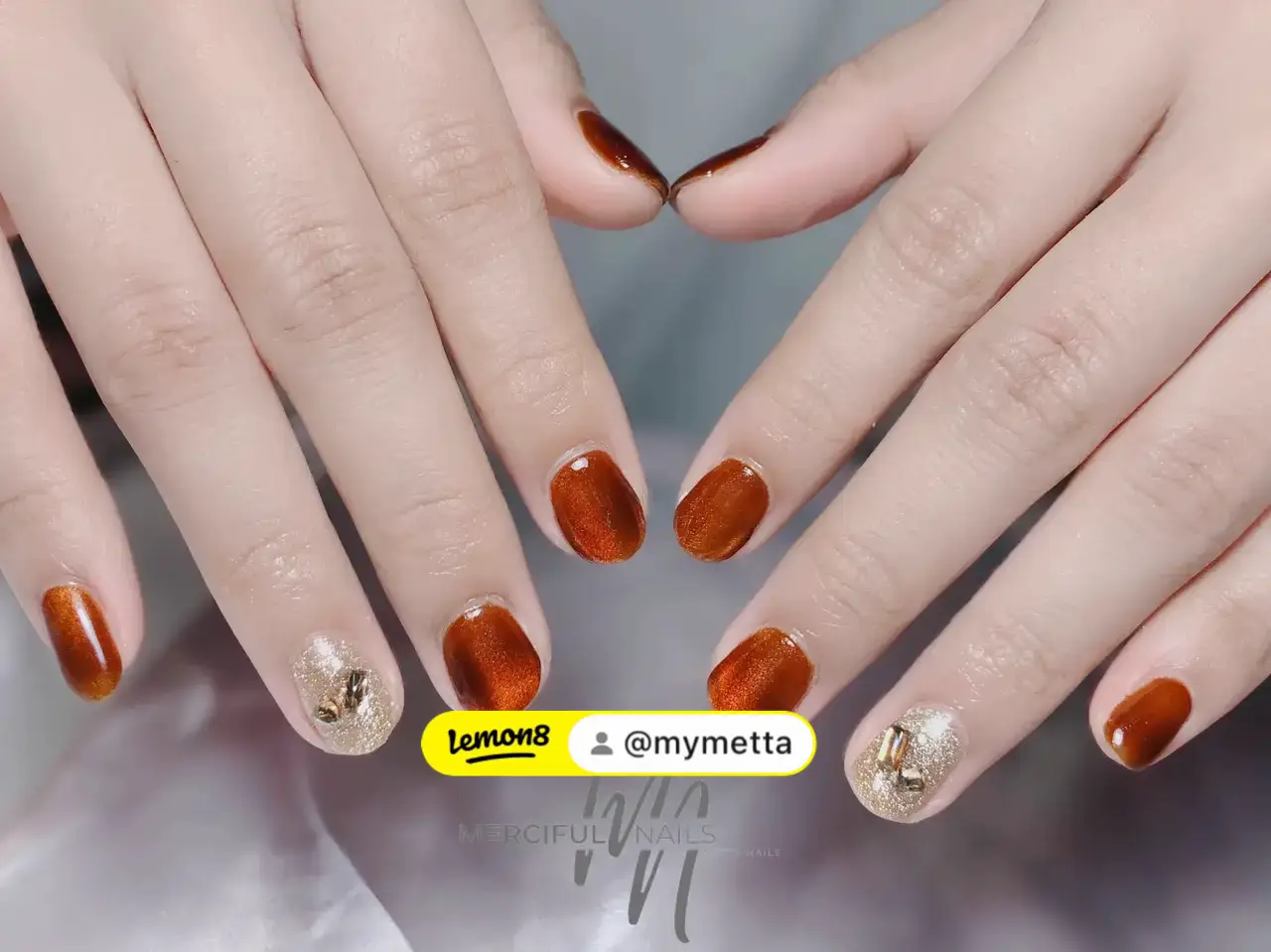 รวมไอเดียเล็บสั้น | แกลเลอรีที่โพสต์โดย Merciful•nail | Lemon8