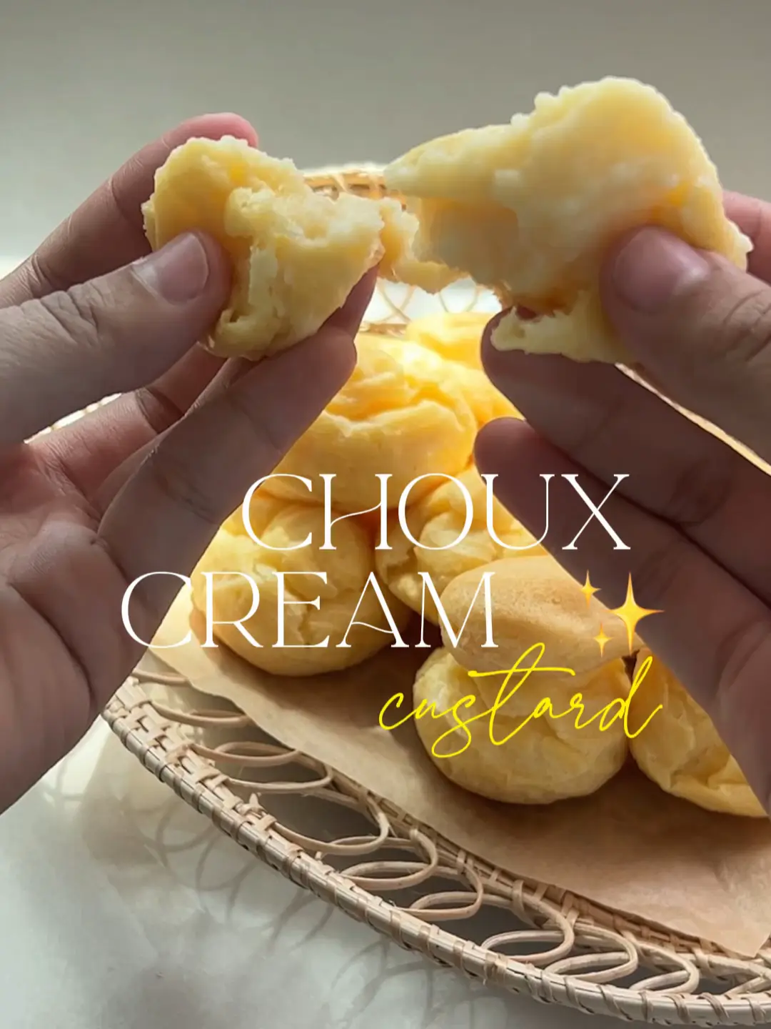 Choux Cream | วิดีโอที่เผยแพร่โดย เฟิร์นไปเรื่อย~ | Lemon8
