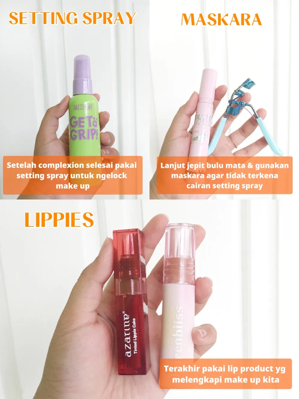 STEP BY STEP MAKE UP PEMULA | Galeri diposting oleh metaa | Lemon8