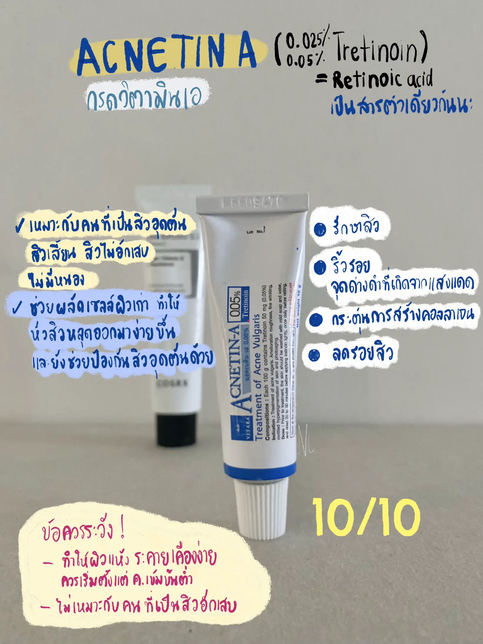 เปรียบเทียบ Acnetin-A กับ Retinol ต่างกันยังไง? | แกลเลอรีที่โพสต์โดย ...