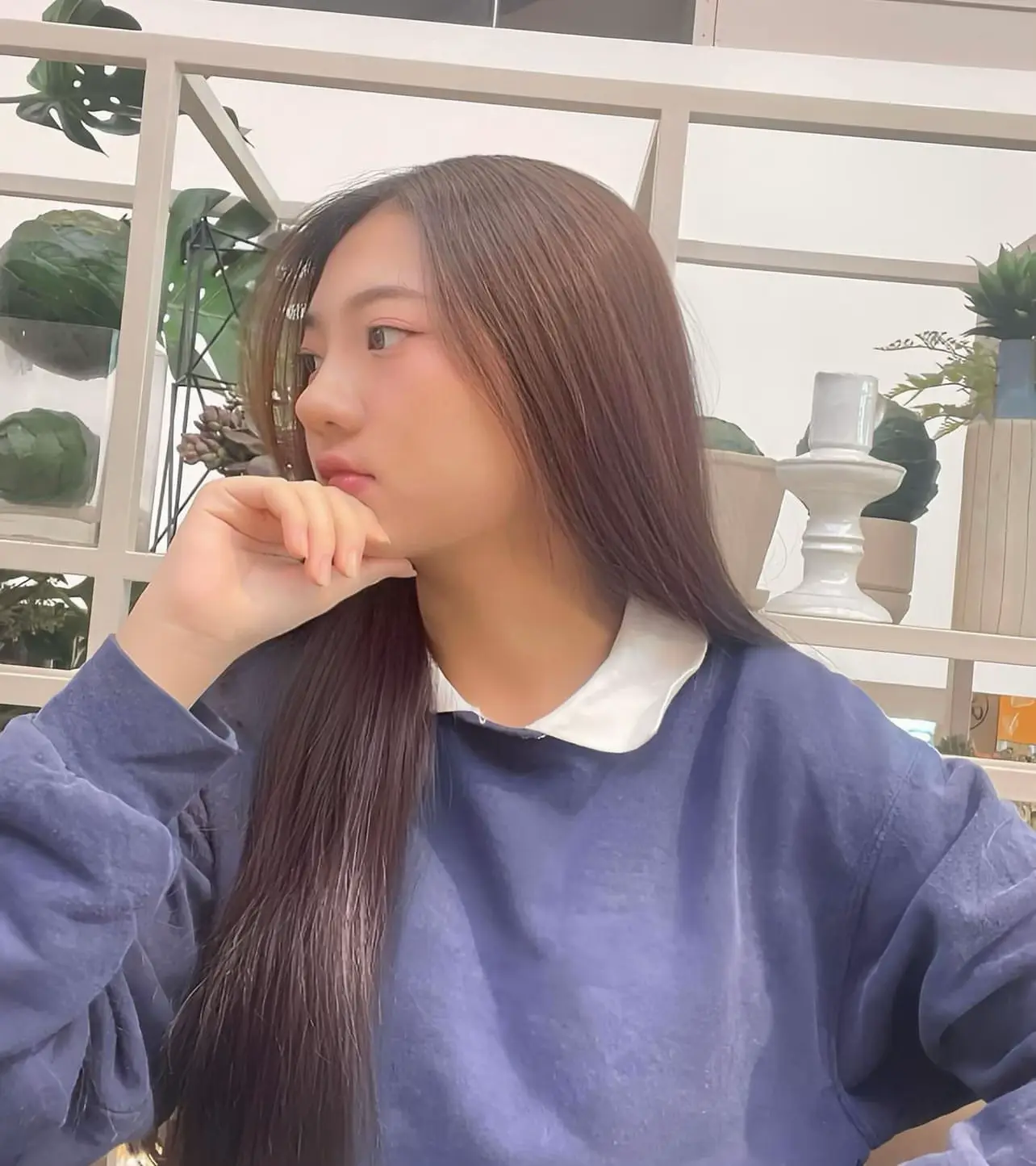 Nong Fon, the girl's scratching style, added the nose, the more cute ...
