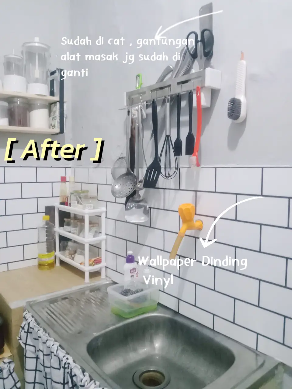 MakeOver Dapur KONTRAKAN | Galeri diposting oleh Fitri Wulandari | Lemon8