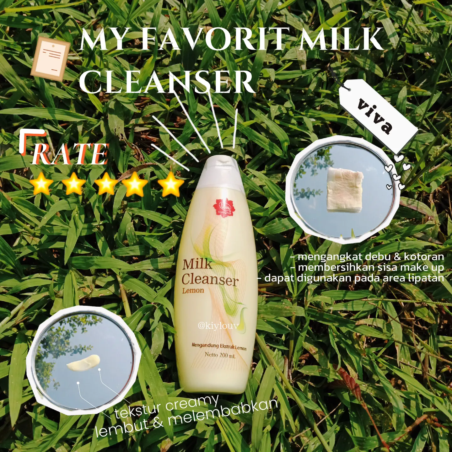 MY FAVORIT MILK CLEANSER | Galeri diposting oleh Yuki | Lemon8