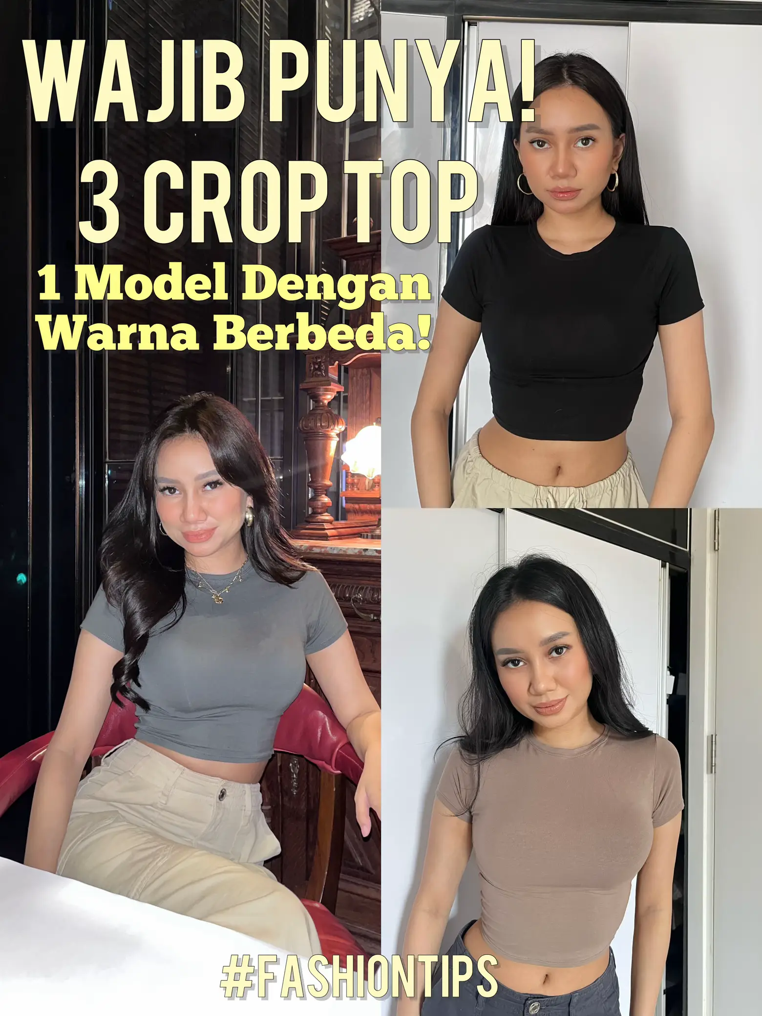 Must Have Items: Cropped Top! | Galeri diposting oleh syaffa | Lemon8