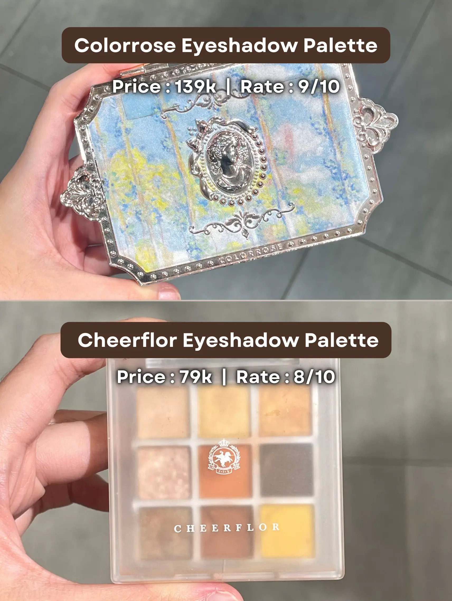 Battle Colorrose vs Cheerflor Eyeshadow KKV ‼️ | Gallery posted by ...