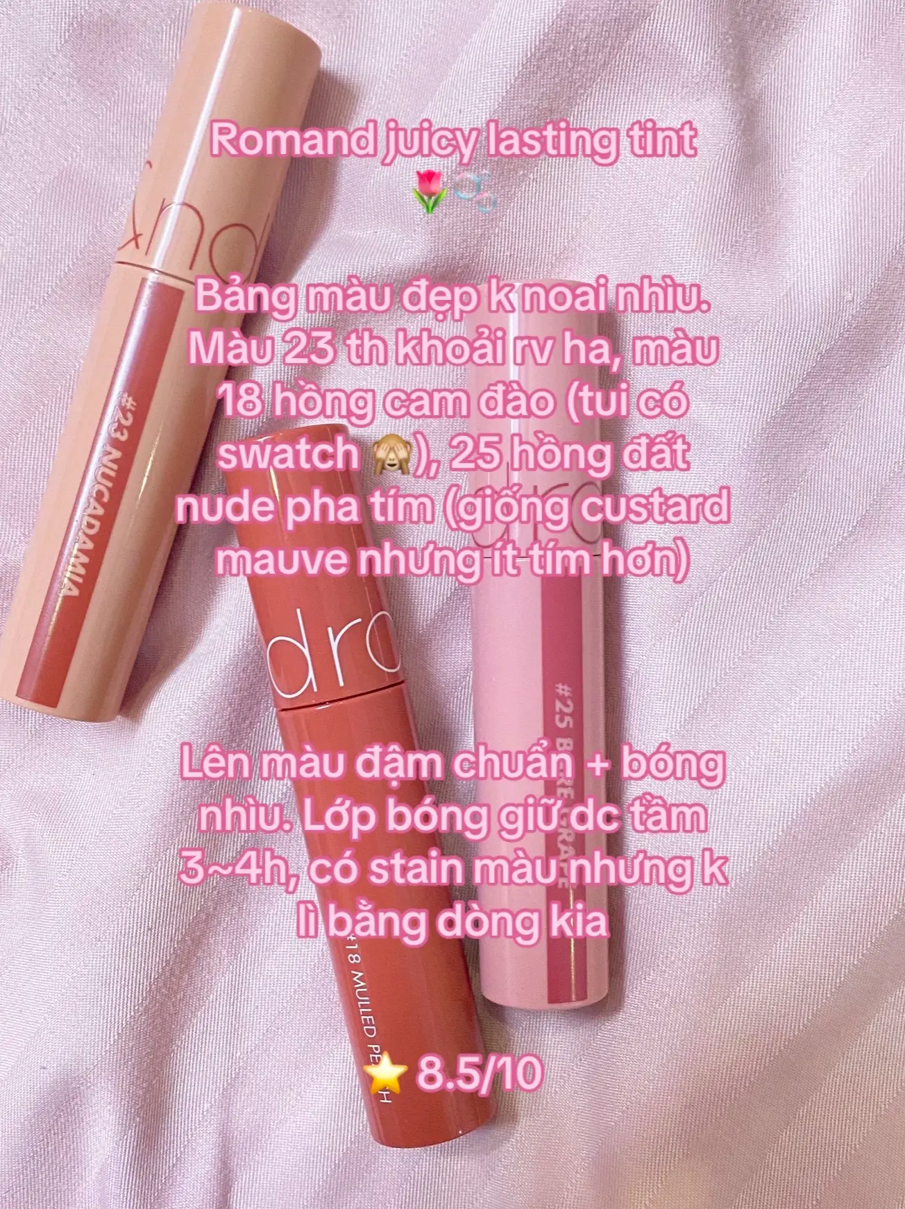 Review son tint bóng MLBB cực xinh 🥰 🫧 | Bộ sưu tập do Phuong Vu đăng | Lemon8
